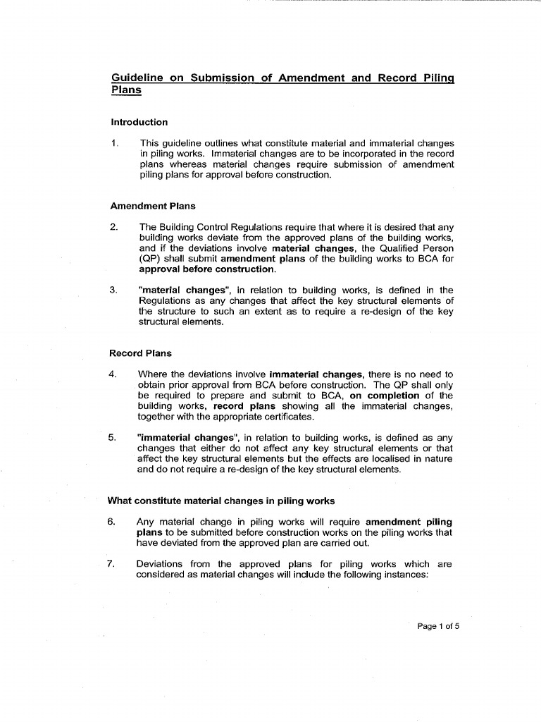 Piling Amendment | PDF