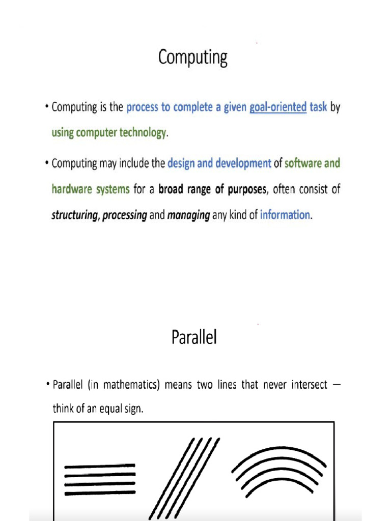 Parallel Computing System 1 | PDF