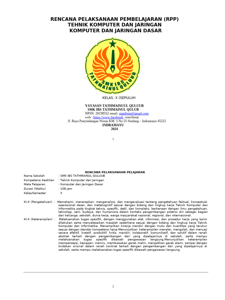 Jaringan Dasar | PDF