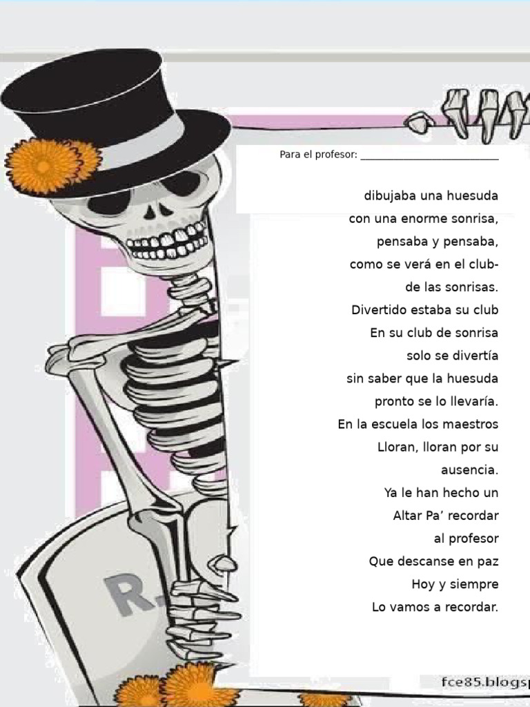 Calaverita Literaria para Maestros | PDF