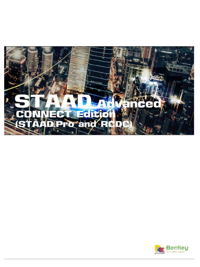 STAAD - PrO CONNECT Edition Advanced | PDF