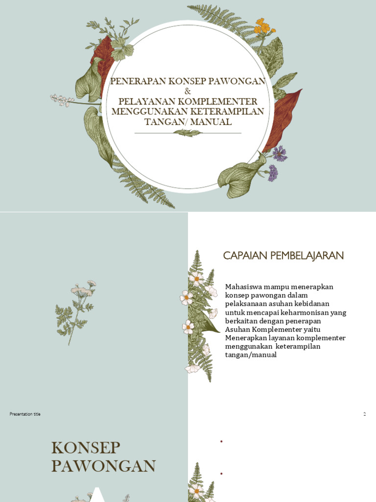 Penerapan Konsep Pawongan Dan Keterampilan Tangan | PDF | Pengembangan Diri