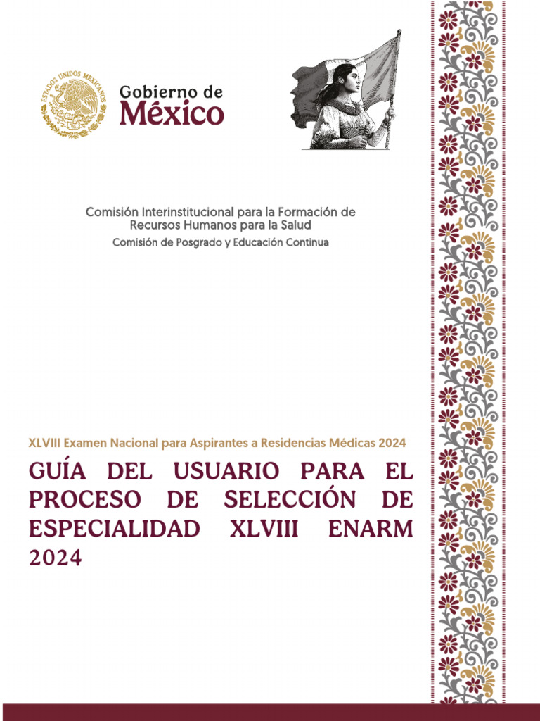 2024 ENARM - Guia Seleccion | PDF | Examen de licencia médica de ...