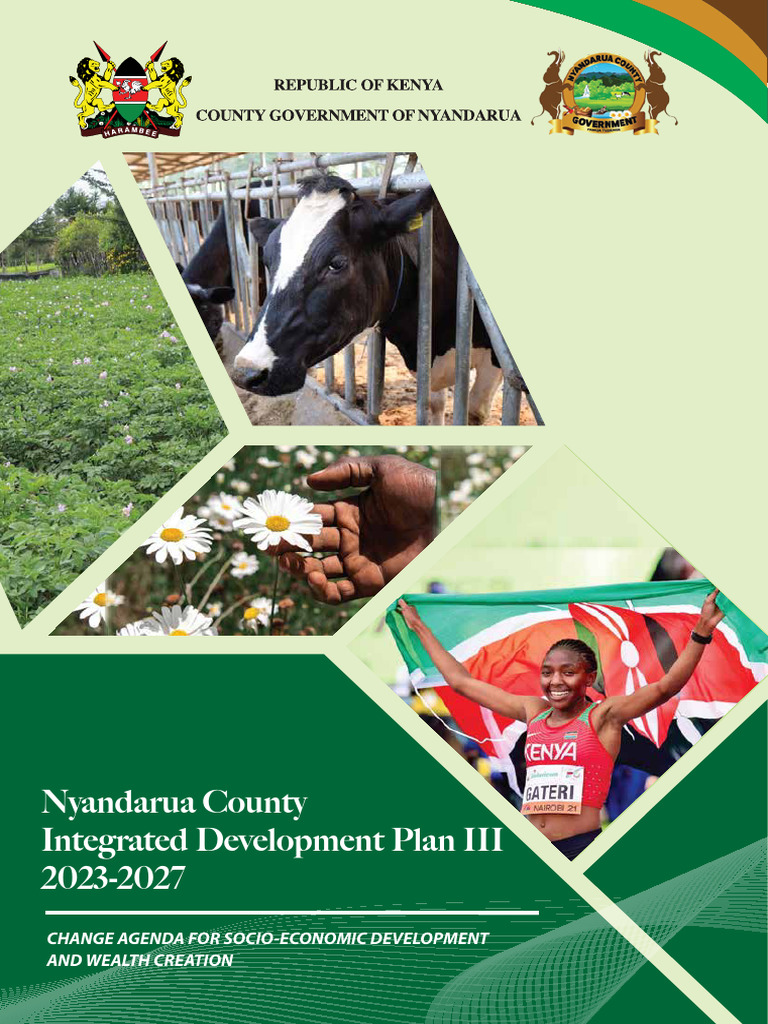 Nyandarua County Development Plan 2023-2027 | PDF | Policy | Sustainability