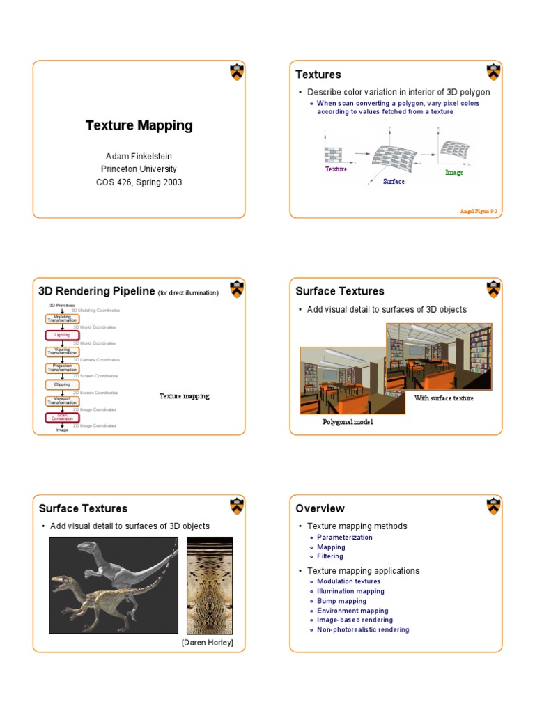 Texture Mapping Techniques Overview | PDF | Texture Mapping | Digital ...