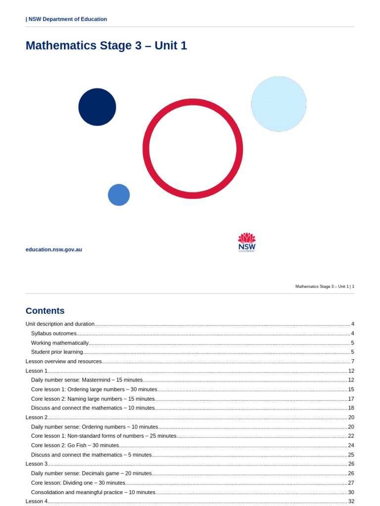 Mathematics s3 Unit 01 | PDF | Numbers | Thought