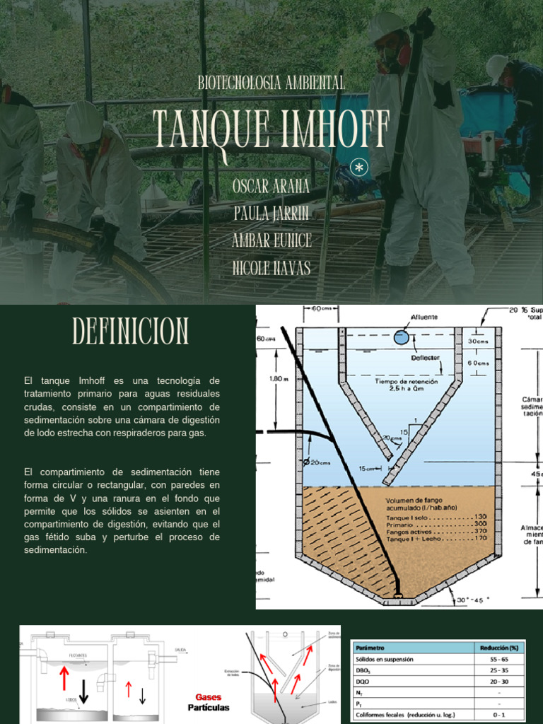 Tanque Imhoff | PDF | Aguas residuales