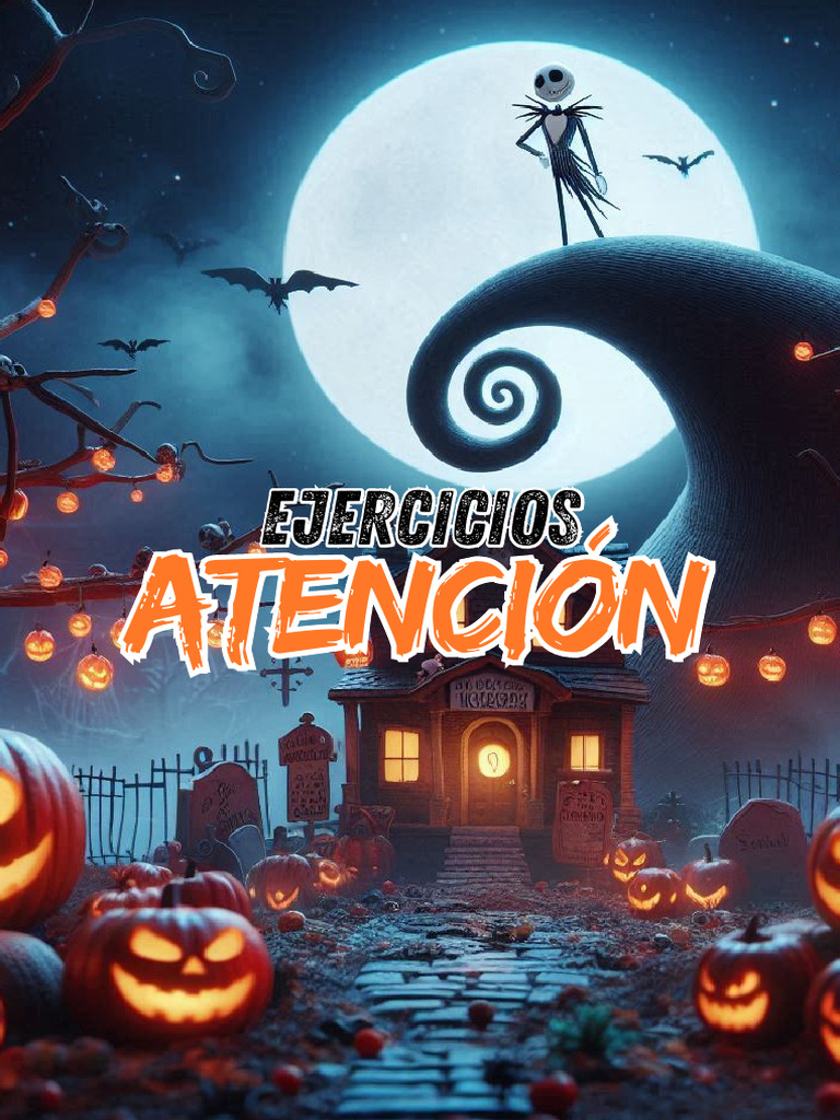 Ejercicios Atención Halloween | PDF | Víspera de Todos los Santos | Color