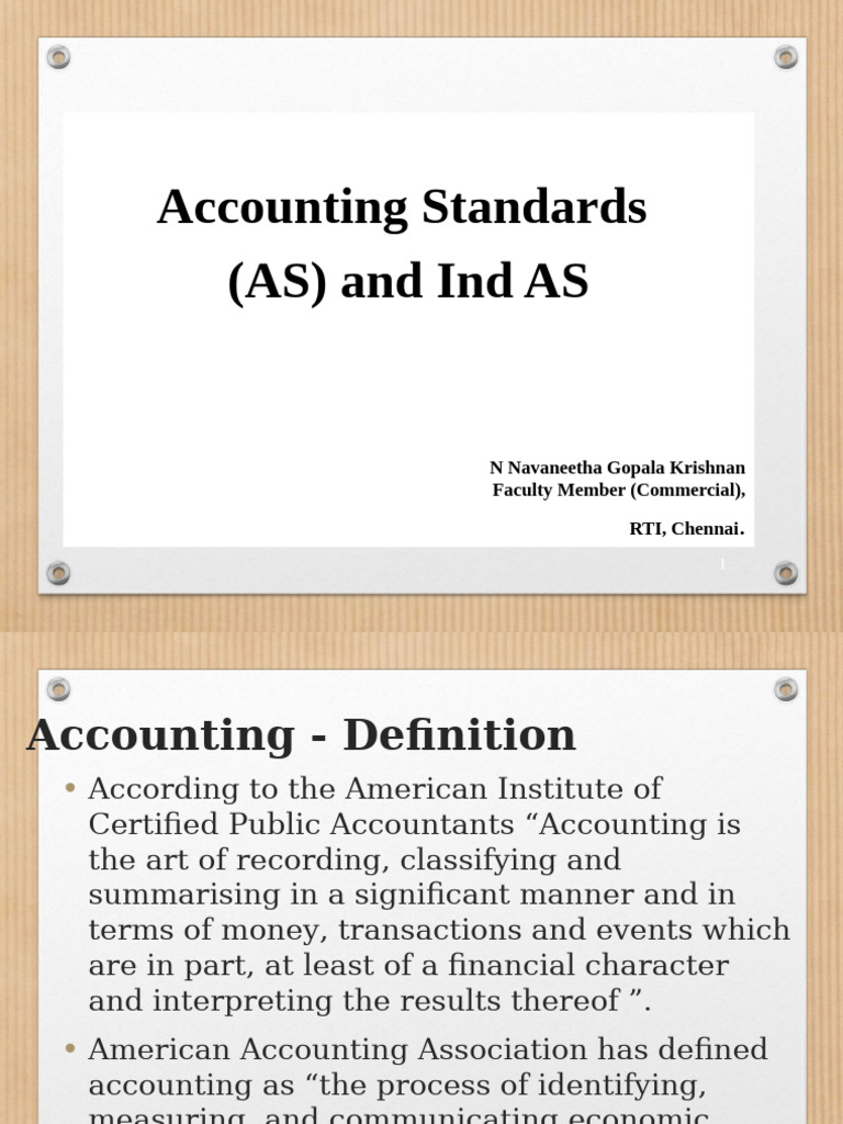 Accounting Standards (AS) | PDF | International Financial Reporting ...