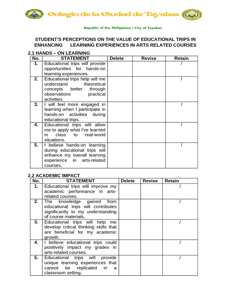 done_checklist | PDF | Learning | Experience