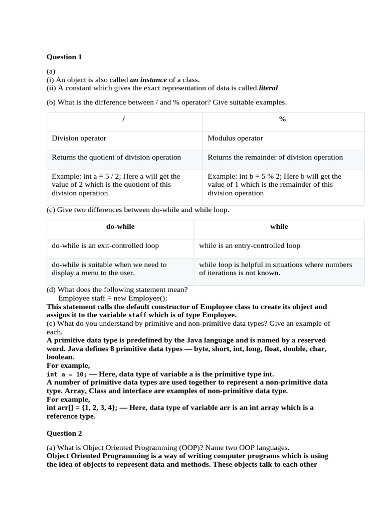 Computer Ix Pdf Data Type Class Computer Programming