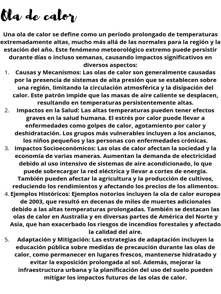 Ola de Calor - 20241018 - 230901 - 0000 | PDF | Ciclones tropicales ...