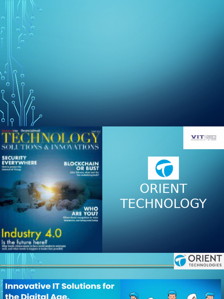 Orient Technology | PDF | Technology & Engineering