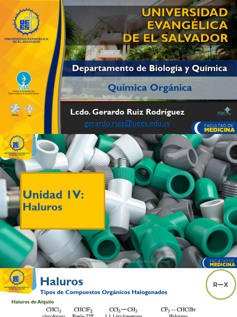 Haluros: Nomenclatura y Reacciones Químicas | PDF | Química | Química ...