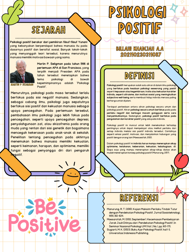 Poster Psikologi Positif | PDF