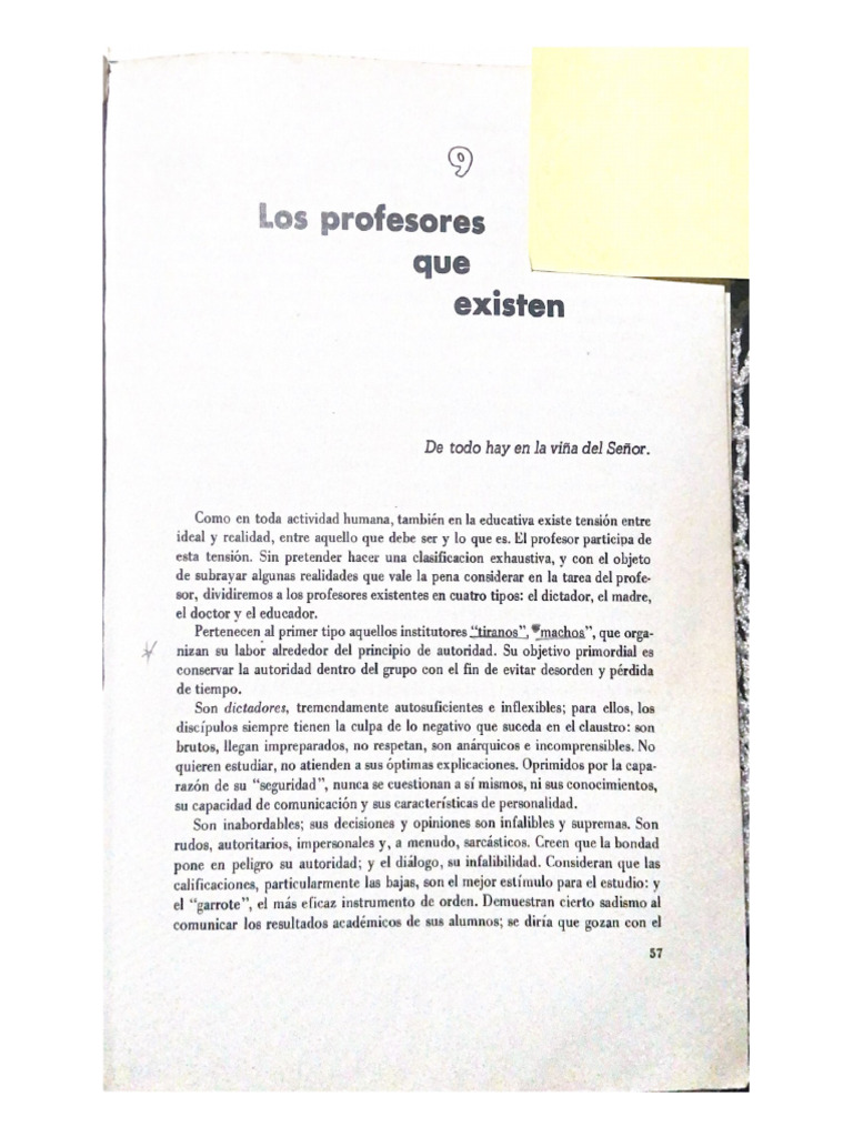 Los Profesores | PDF