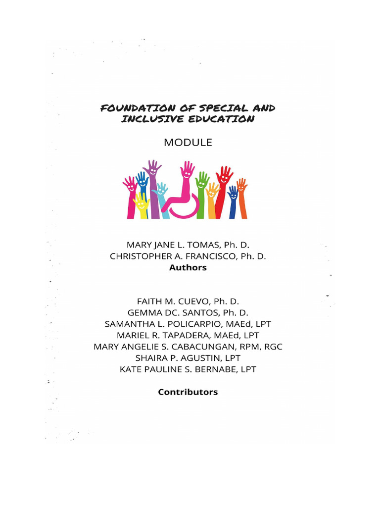 Prof Educ 9 | PDF | Child Development | Special Education
