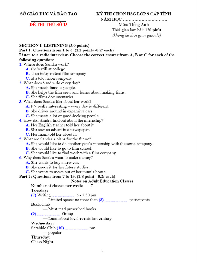 De Thi Thu So 13 20192020doc - 1600 - PDF - Gdrive.vip | PDF