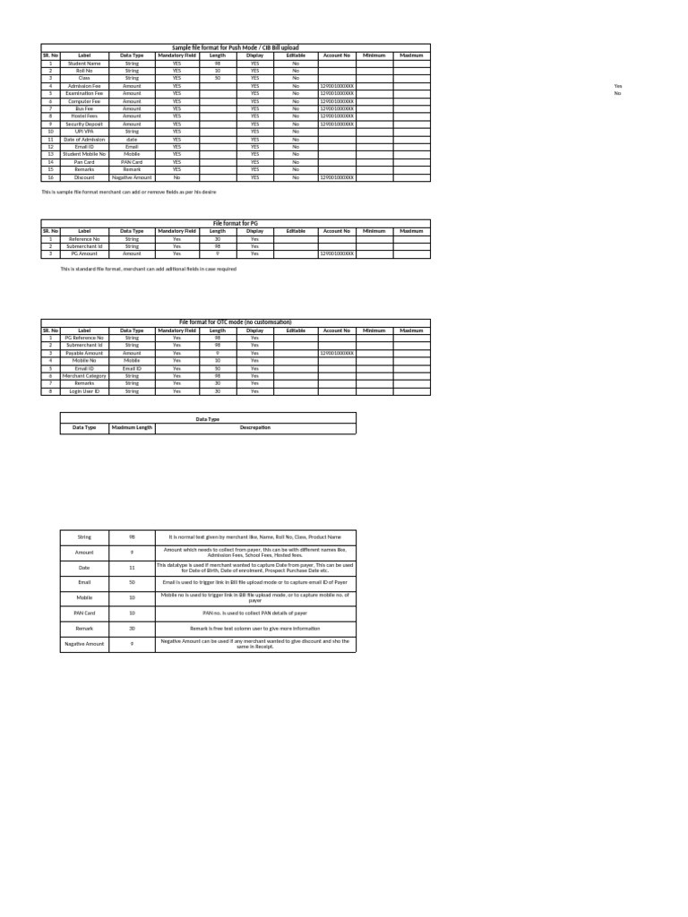 Bill File Format | PDF | String (Computer Science) | Computing