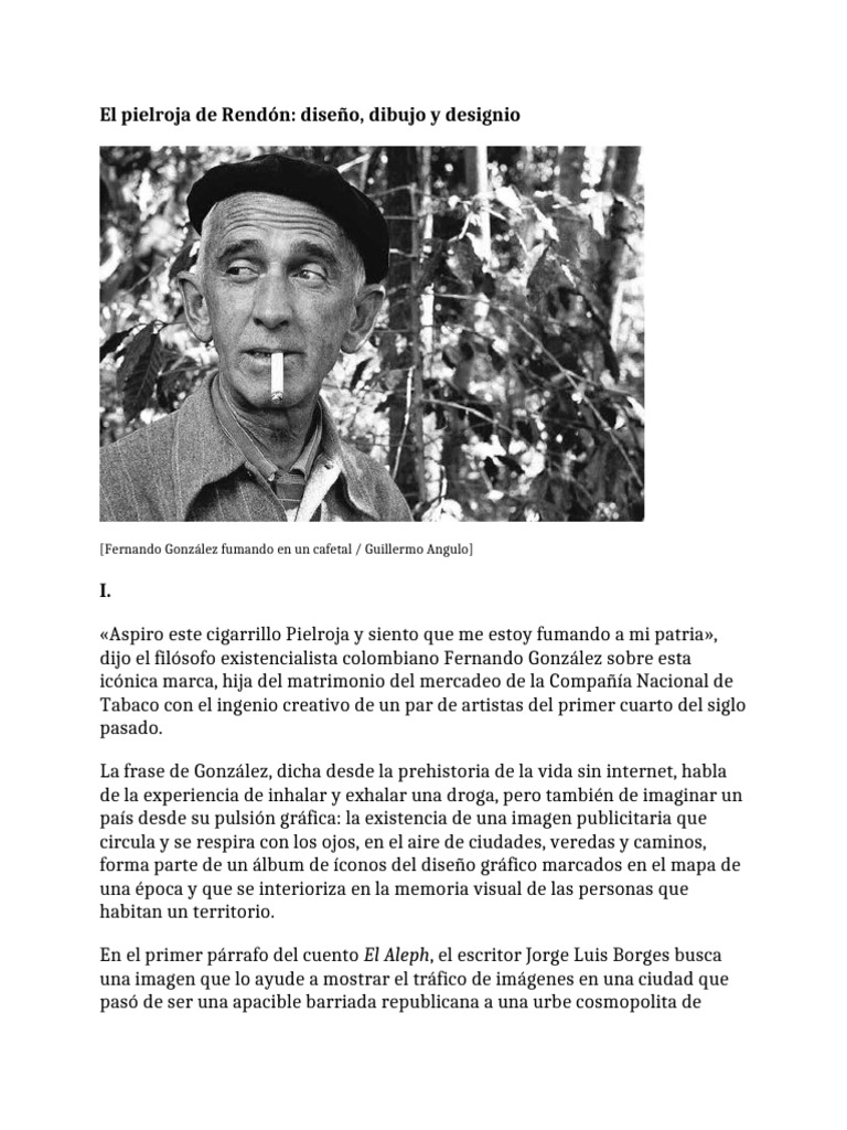 El Pielroja de Rendon Diseno Dibujo y Designio | PDF | Diseño | Diseño gráfico