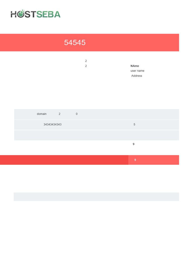 Invoice Host Seba | PDF | Service Industries | Services (Economics)