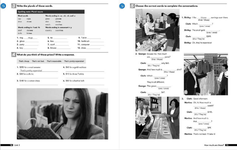 Workbook Unit 3 _ pages 14 and 15 | PDF