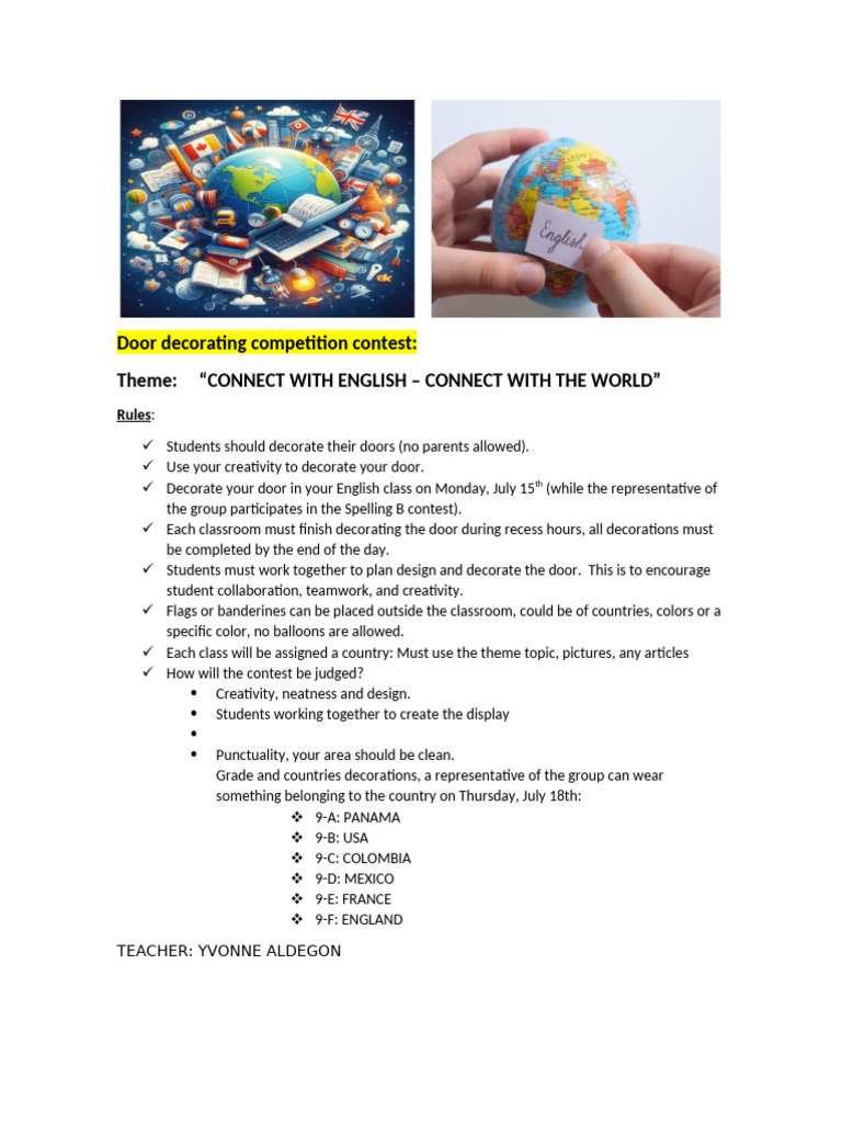 English Week Celebration | PDF