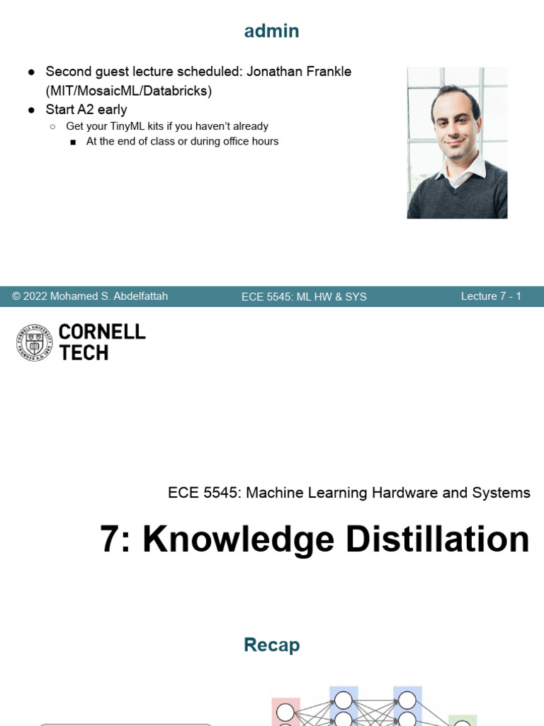 7-Knowledge Distillation | PDF | Deep Learning | Artificial Neural Network
