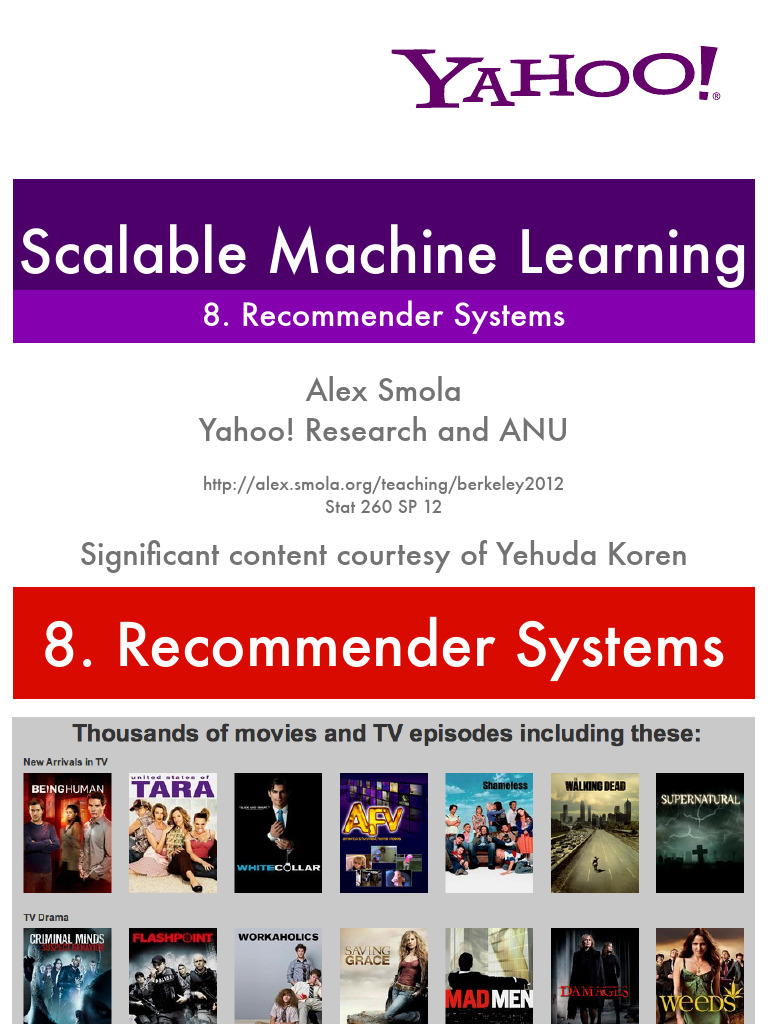 8 Recommender Pdf Applied Mathematics