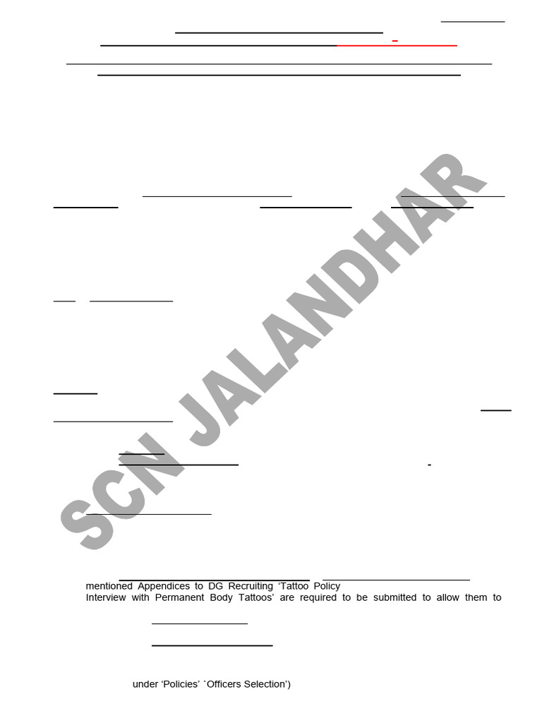 Call Up Letter SSC Jalandhar For SSCW NT 35 Apr 2025 Course | PDF ...