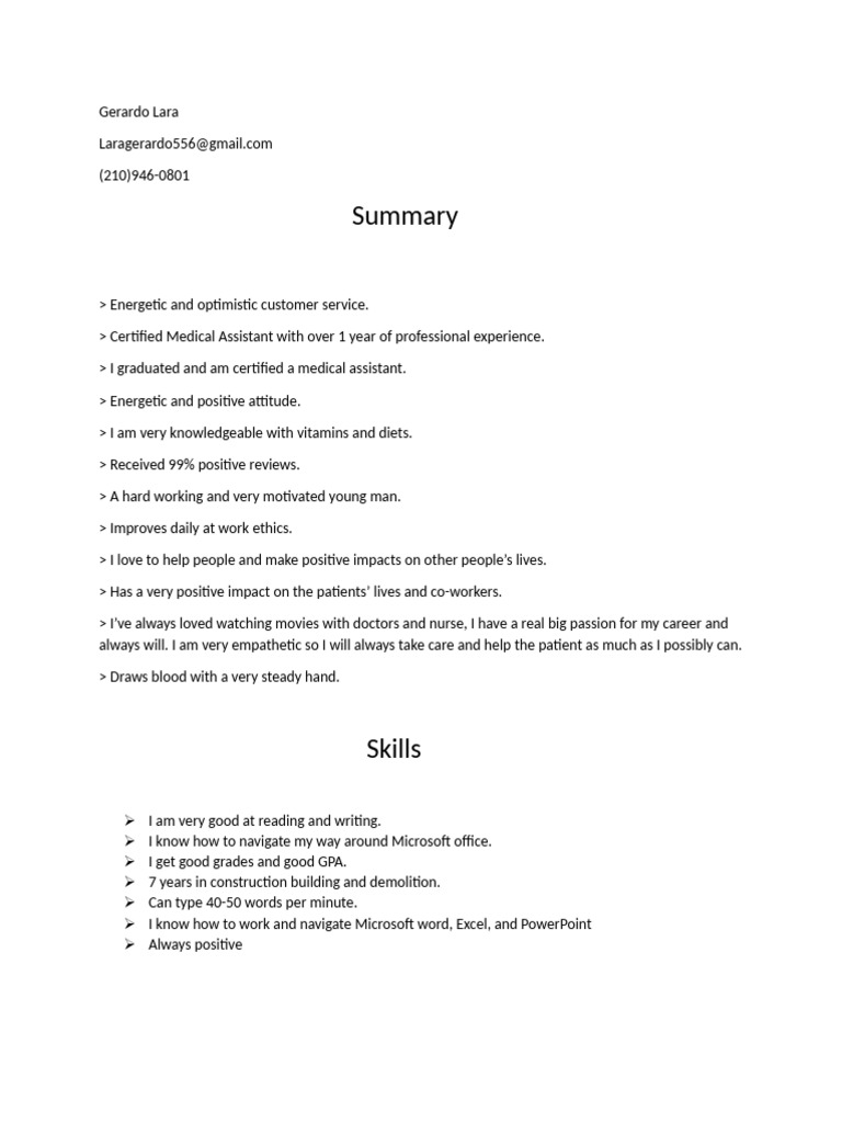 Gerardo Lara BLAHH | PDF | Career & Growth