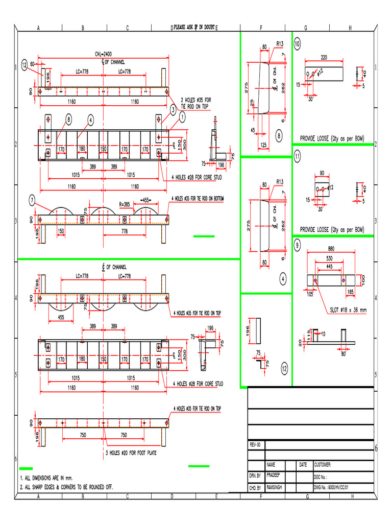 HV Top & Bottom Core Channel Assy | PDF