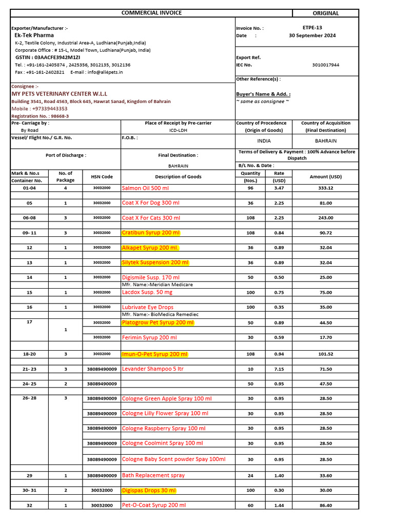 Invoice_ETPE-13[1] | PDF