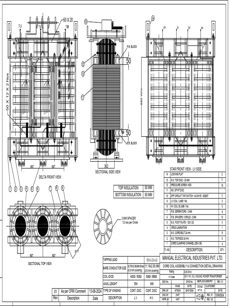 5 Mva Type Test Cca Rev. 20.8.2024 | PDF | Transformer | Components