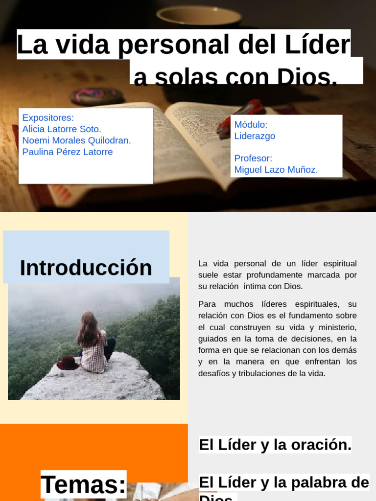 El Líder A Solas Con Dios | PDF | Oración | Cristo (título)