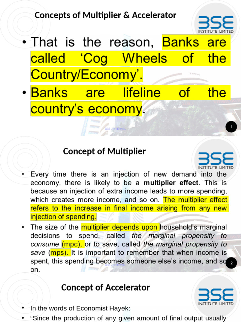 Multiplier vs. Accelerator Explained | PDF | Business | Finance & Money ...