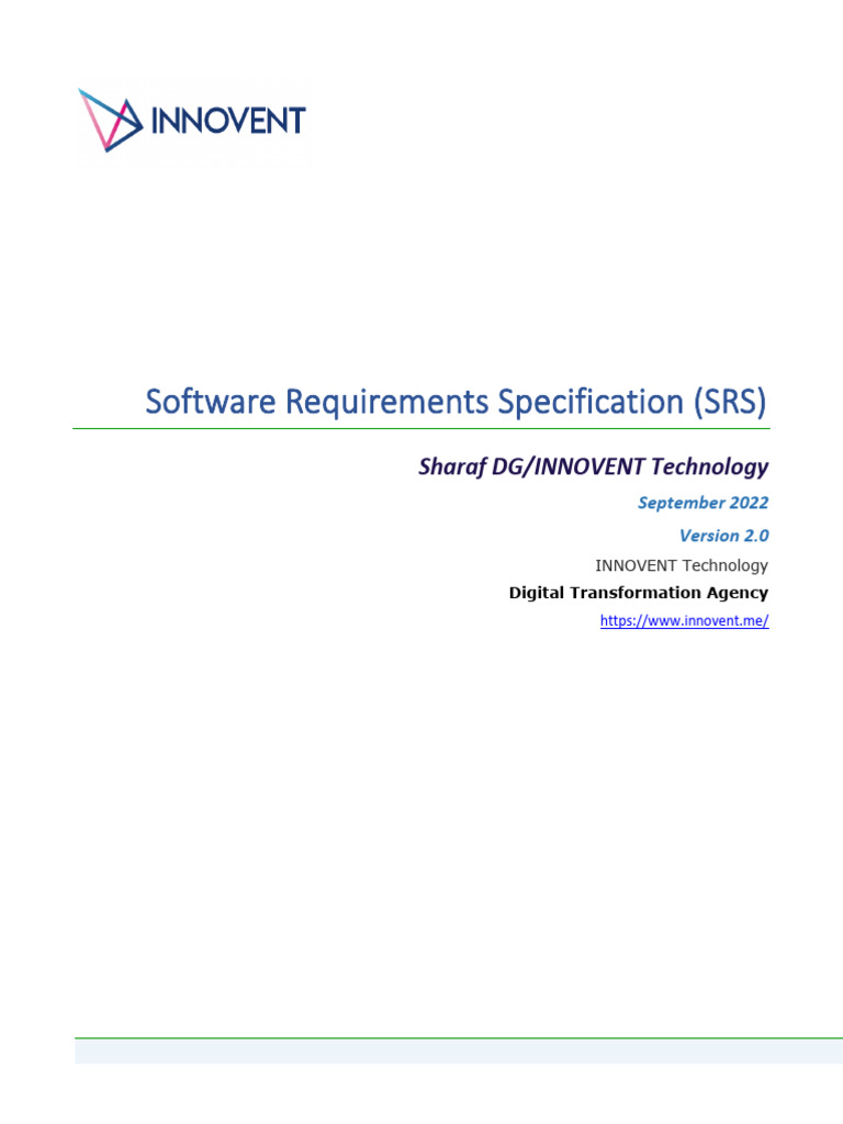 1-SRS-SharafDG - IoT Plateform - 1.0 | PDF | Login | User (Computing)