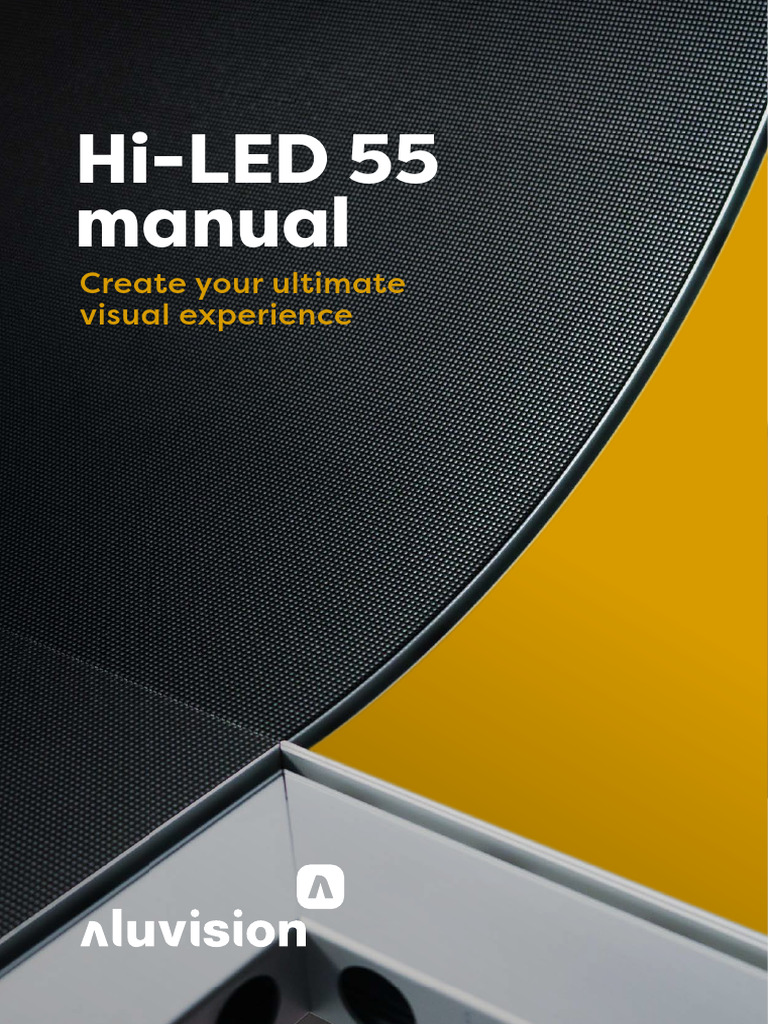 Hi-LED 55 Manual | PDF | Display Resolution | Video
