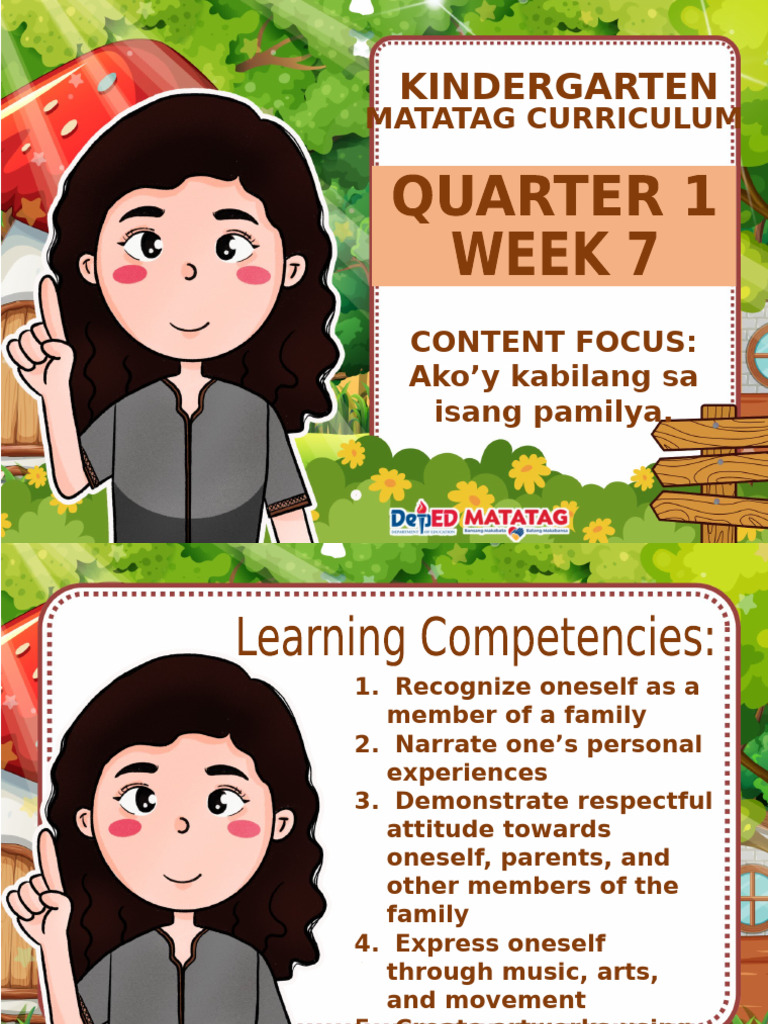 Matatag Kinder Week7 Day3 | PDF