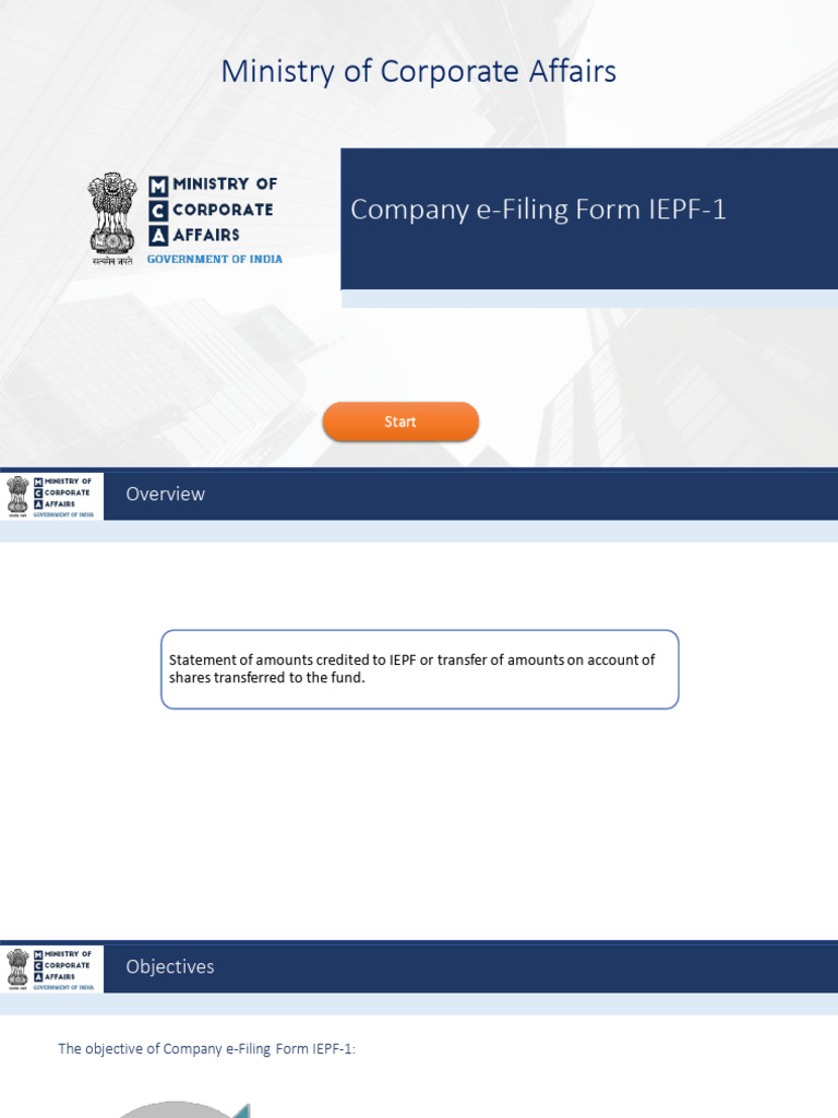 Steps for Filling IEPF 1 Form 20240919 | PDF | Banks | Securities (Finance)