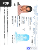 Passport Front Page | PDF