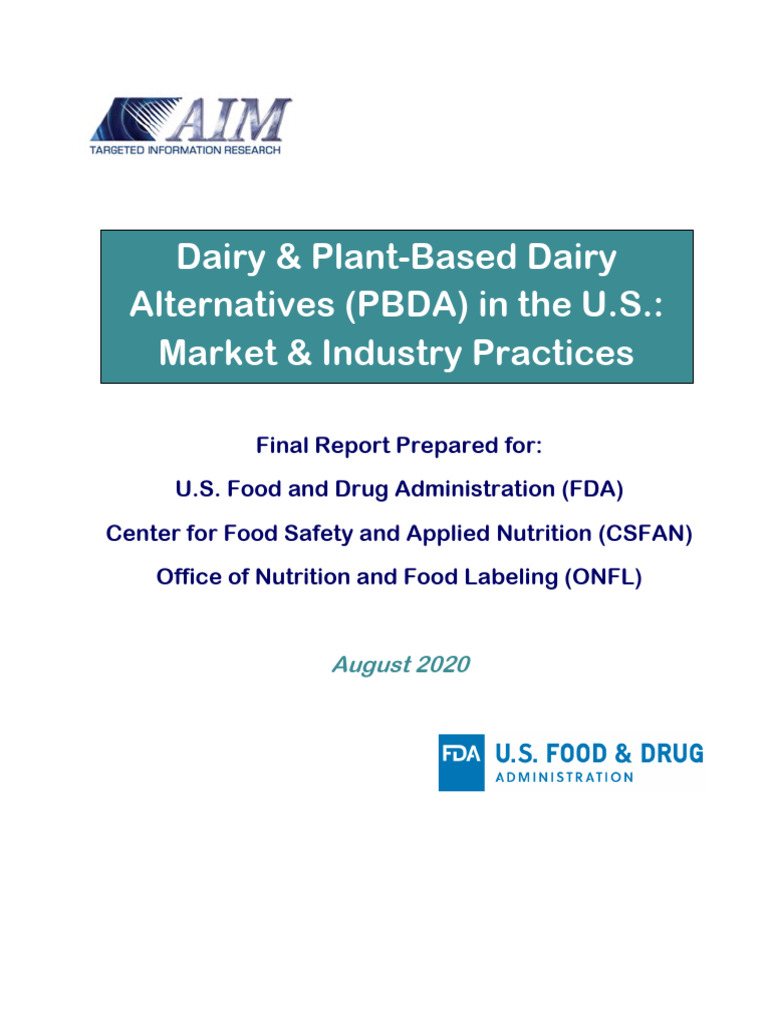 FDA 2023 D 0451 0005 - Content | PDF | Dairy | Milk