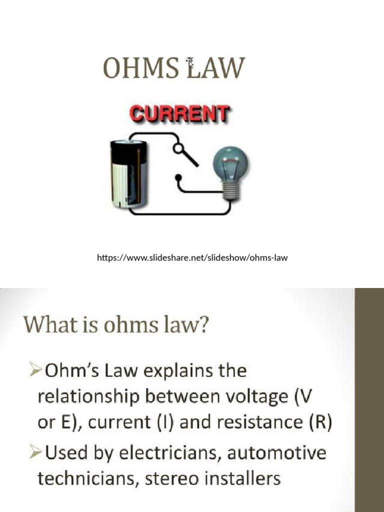 Circuit Lecture 2 - Ohms Law | PDF | Series And Parallel Circuits | Resistor
