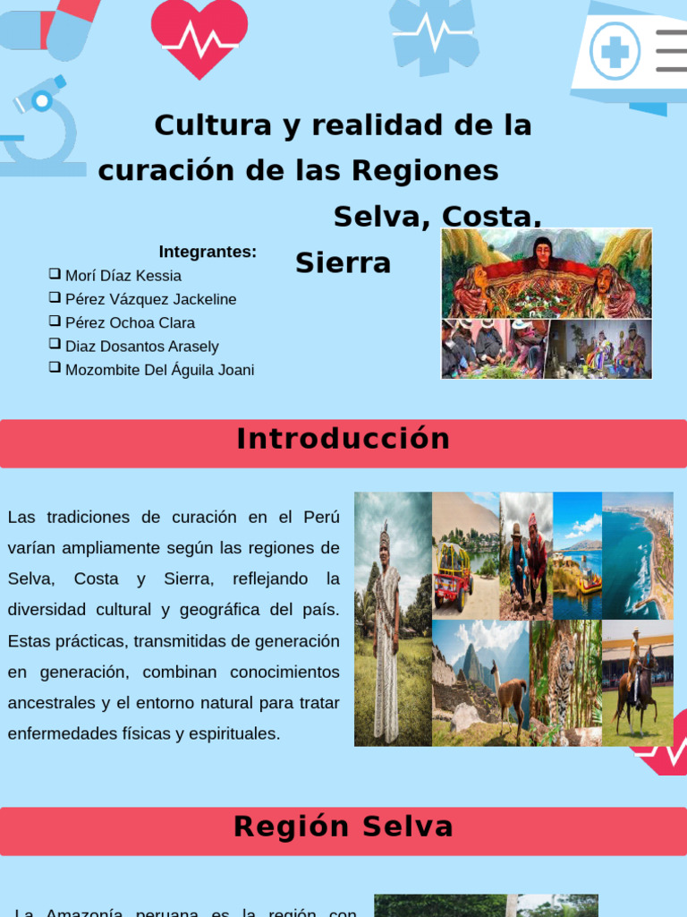 Curación Tradicional en Perú: Selva, Costa y Sierra | PDF | Perú | Medicina