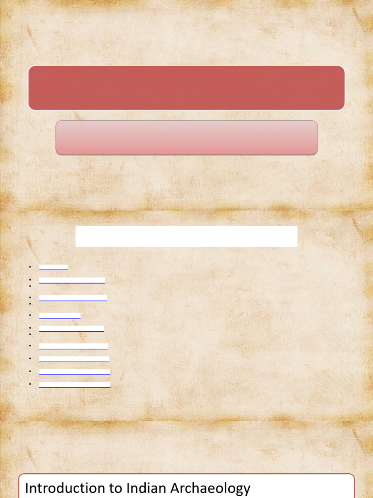 Archaology As An Indian Knowledge System | PDF | Archaeology