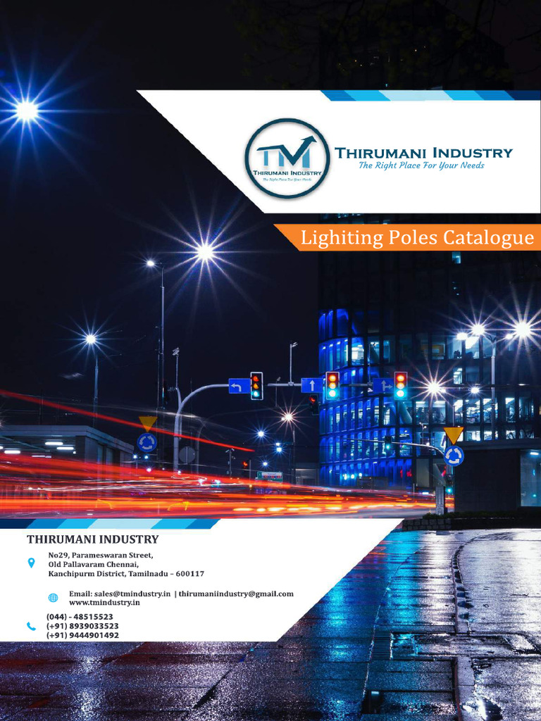 Lighting Pole Catalogue - TMI | PDF