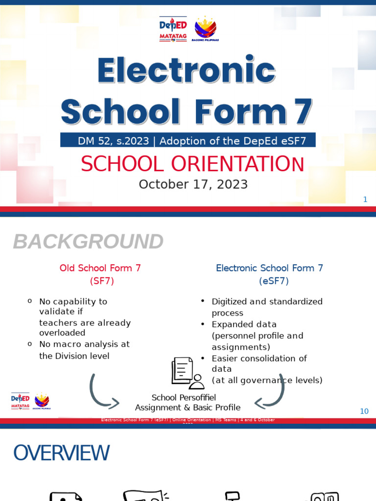 ESF7 Orientation October 2023 Main Presentation PUBLIC As of 04 Oct ...
