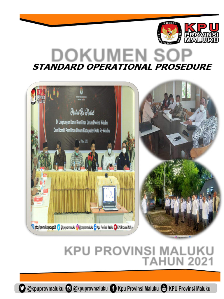 SOP KPU PROVINSI MALUKU 2021 - Compressed | PDF