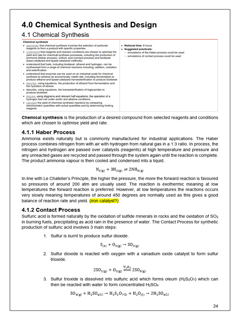 Chemical Synthesis and Green Chemistry | PDF | Catalysis | Chemical ...