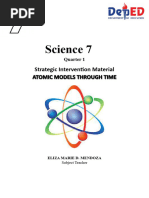 Grade 8 The Atomic Theory Worksheet | PDF | Atoms | Atomic Nucleus